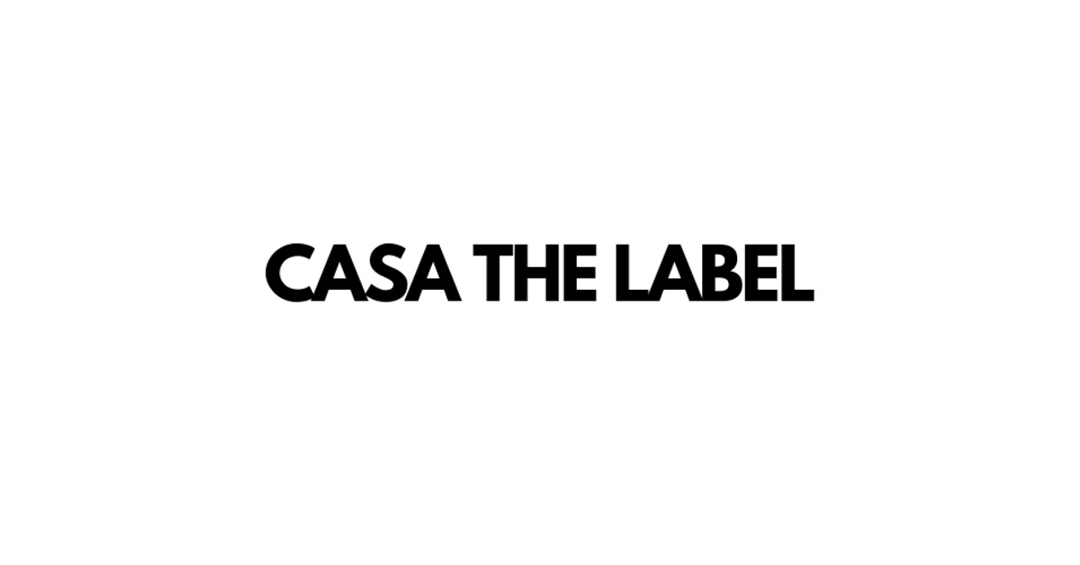 Size chart – Casa the label